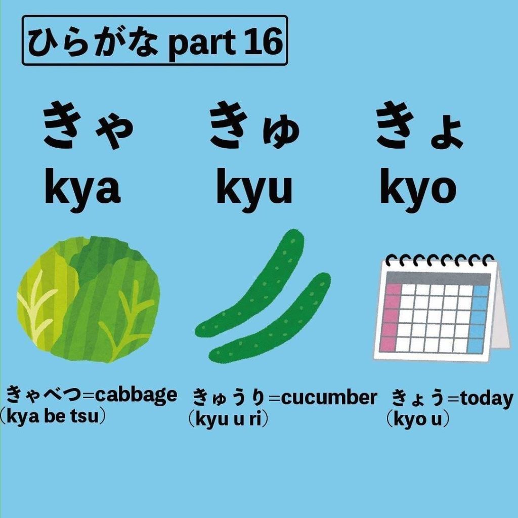 Learn Hiragana 46 Letters with Vocabulary
