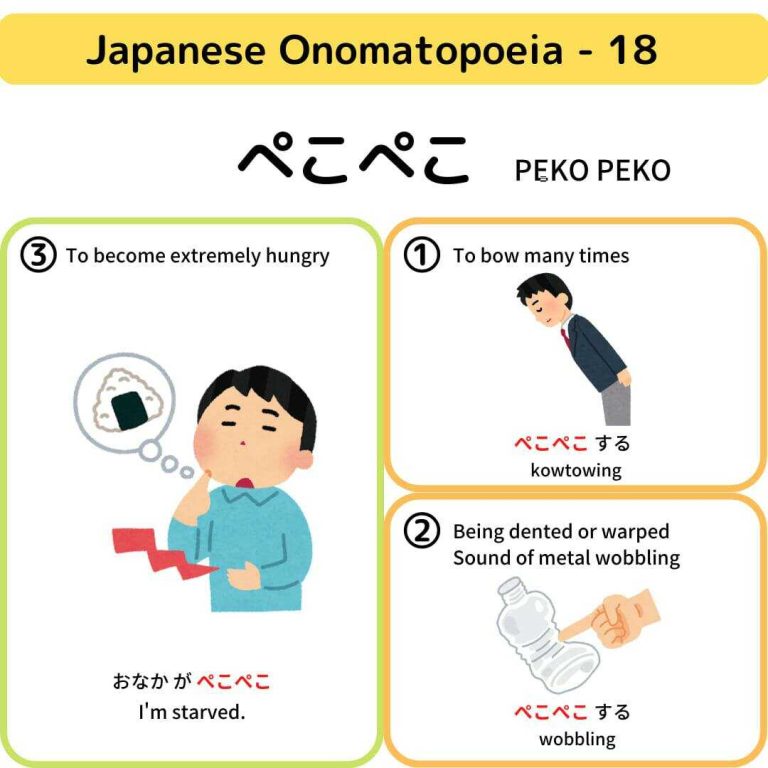 Japanese Onomatopoeia Words