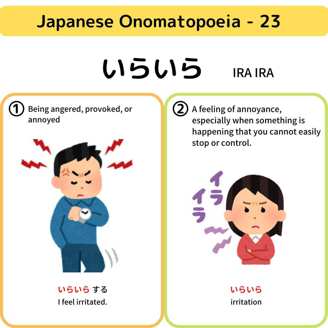 Japanese Onomatopoeia Words