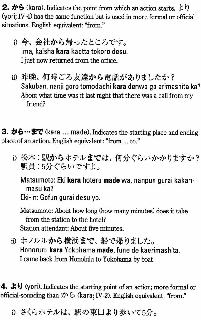 Learn Japanese Particles: Lesson 4